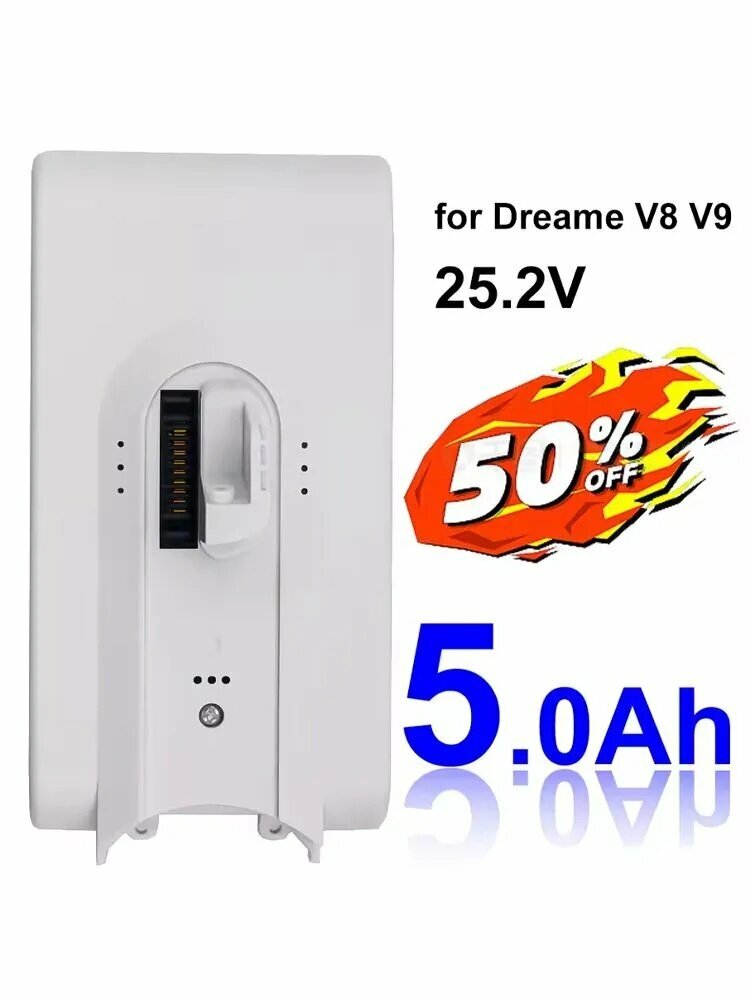5000mAh Литиевый аккумулятор V8 V9 V10 для замены деталей ручного беспроводного пылесоса Dreame V9P XR VVN3 VVN4