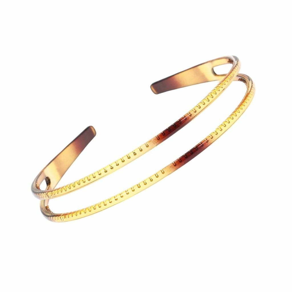 Женский полый головной убор с двумя ребрами-кофейный головной убор ABS