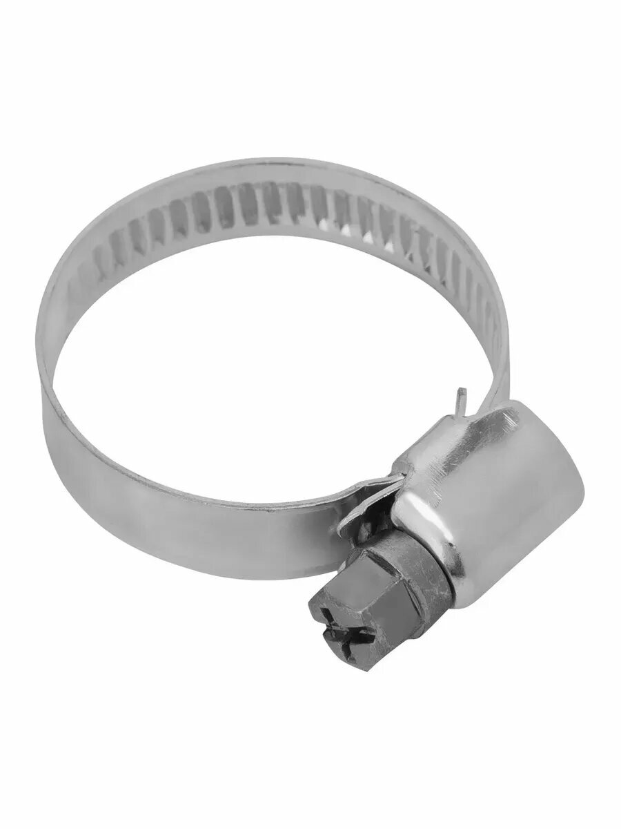 Хомуты металлические, болтовое крепл. 20-32мм, СИБРТЕХ 47559