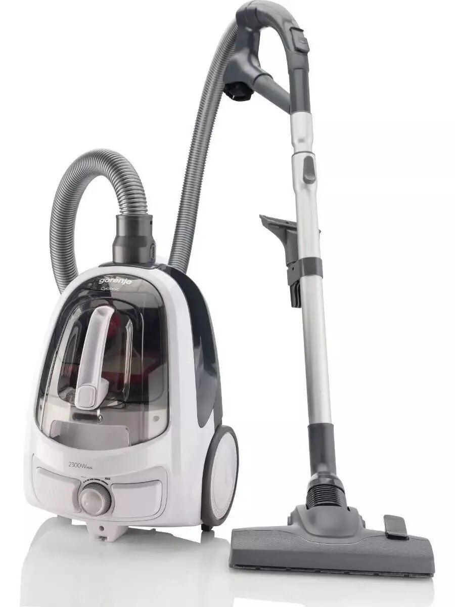 Пылесос Gorenje VC2301SPWCY, цвет белый, мощность 2300 Вт, шум 84дБ