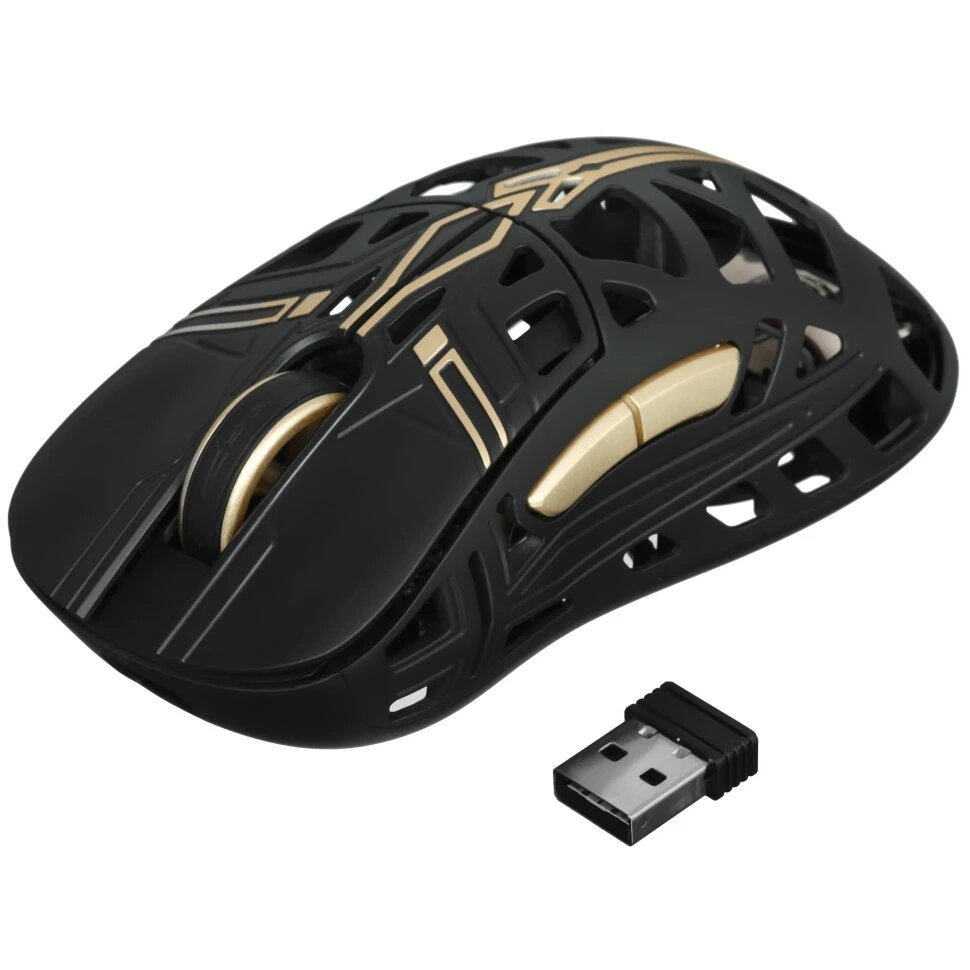 Мышь беспроводная WLMOUSE Sword X черный, 30000 dpi, 8000 Гц, PixArt PAW3950HS