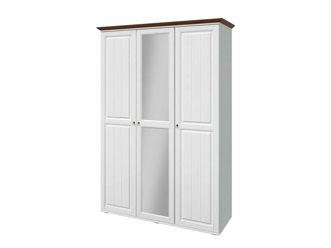 Шкаф Валенсия 3-х ств (Белый, Белый) 1575х2270х577 МИФ