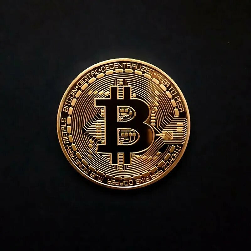 Памятная монета биткоина