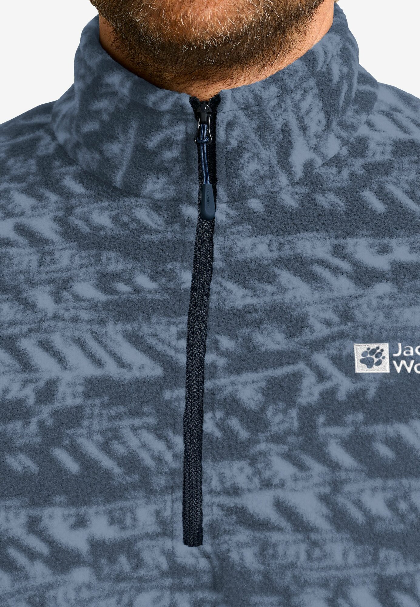 Толстовка Jack Wolfskin BIG SKY HALF ZIP, размер XL, , темно-синий — фото 1