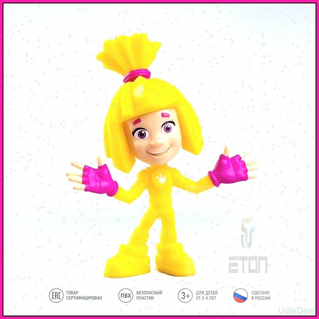 Коллекционная игрушка детализированная фигурка Симка персонаж мультфильма Фиксики