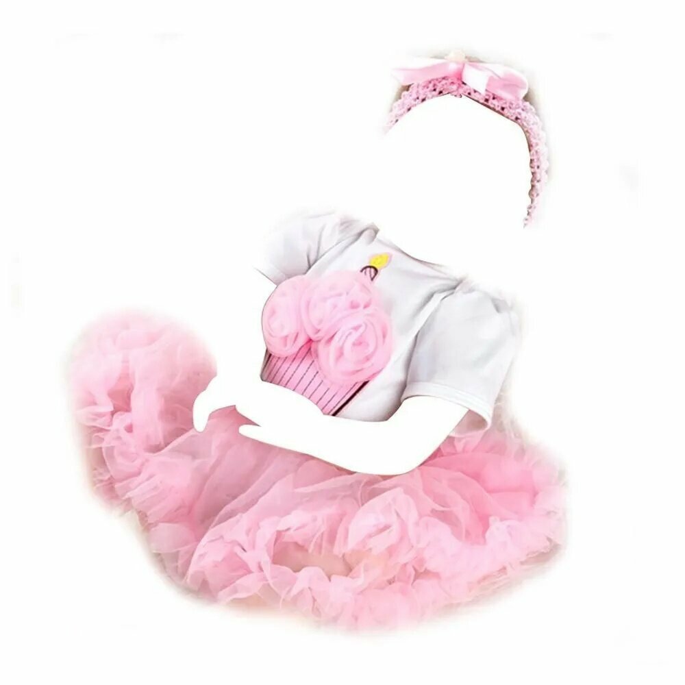 Одежда для кукол реборн 50-55см, Модные платья