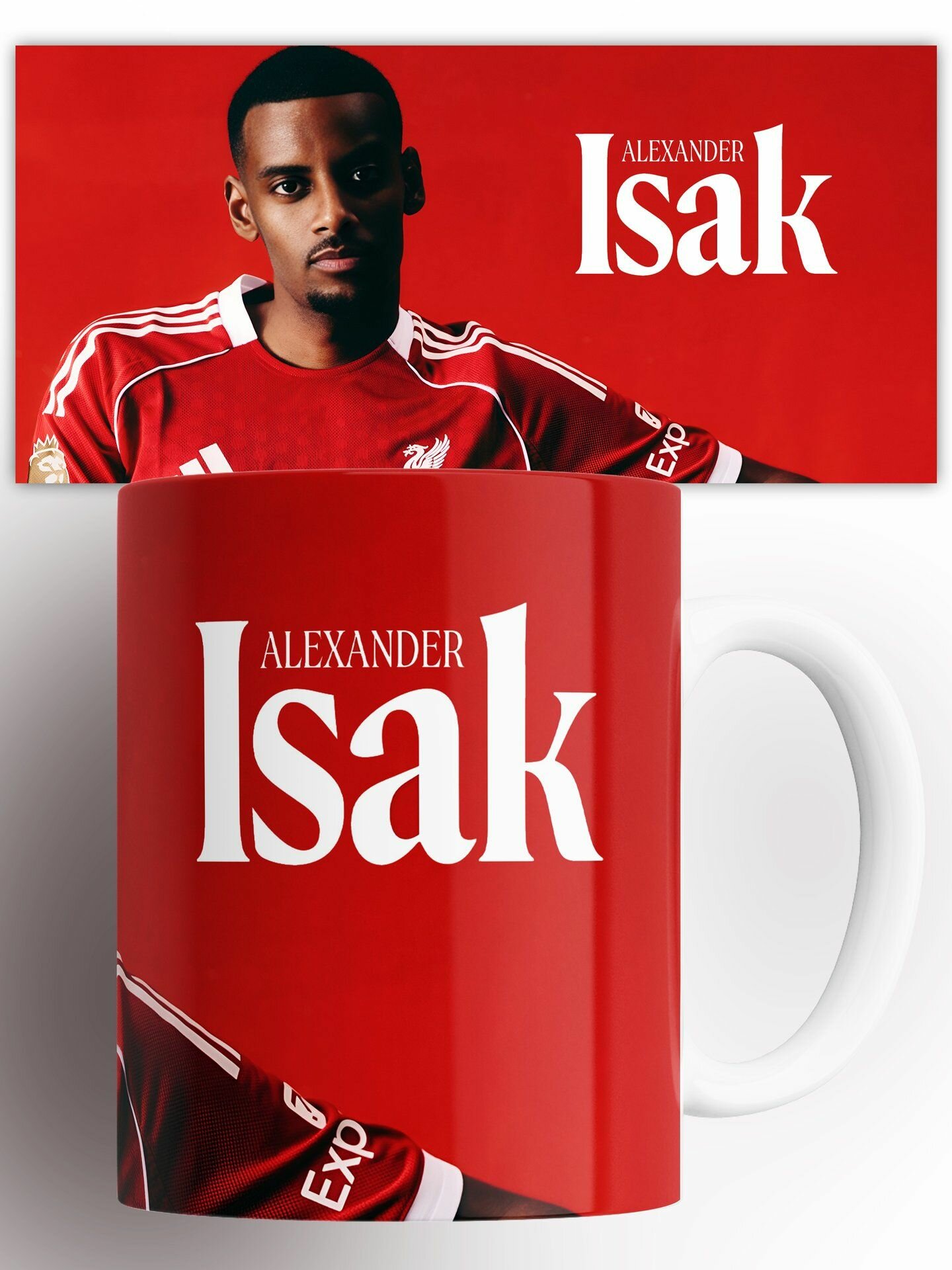 Кружка Футбол Футбольные клубы Ливерпуль Алекс Исак 330 мл