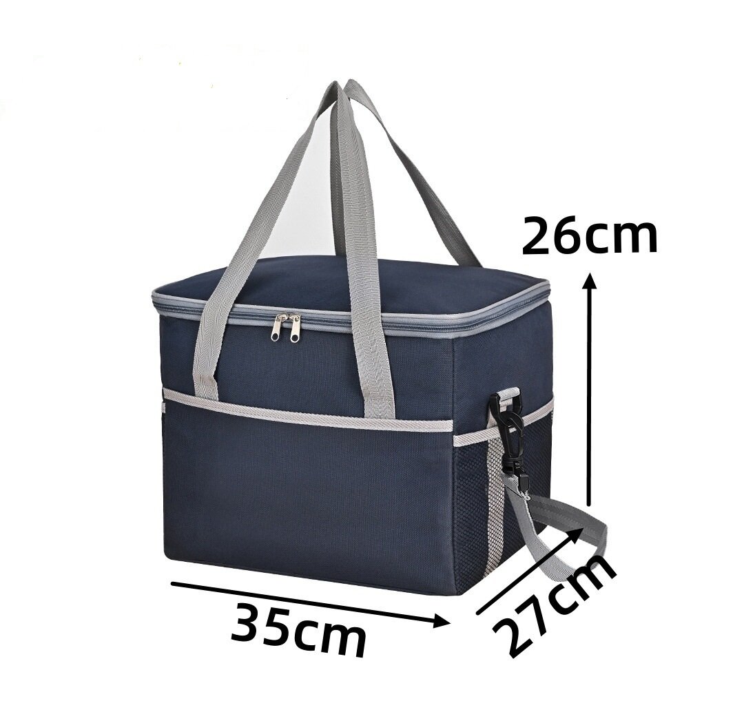 Стильная переносная сумка холодильник, дорожная сумка для пикника, новинка 2025 , черного цвета