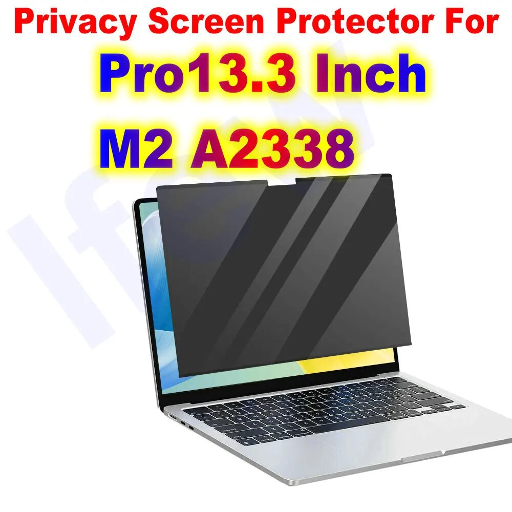 Магнитная защитная пленка для экрана ifew для MacBook Pro 14 M5, Air 13.6 дюйма M4 Pro13.3 M2 A2338