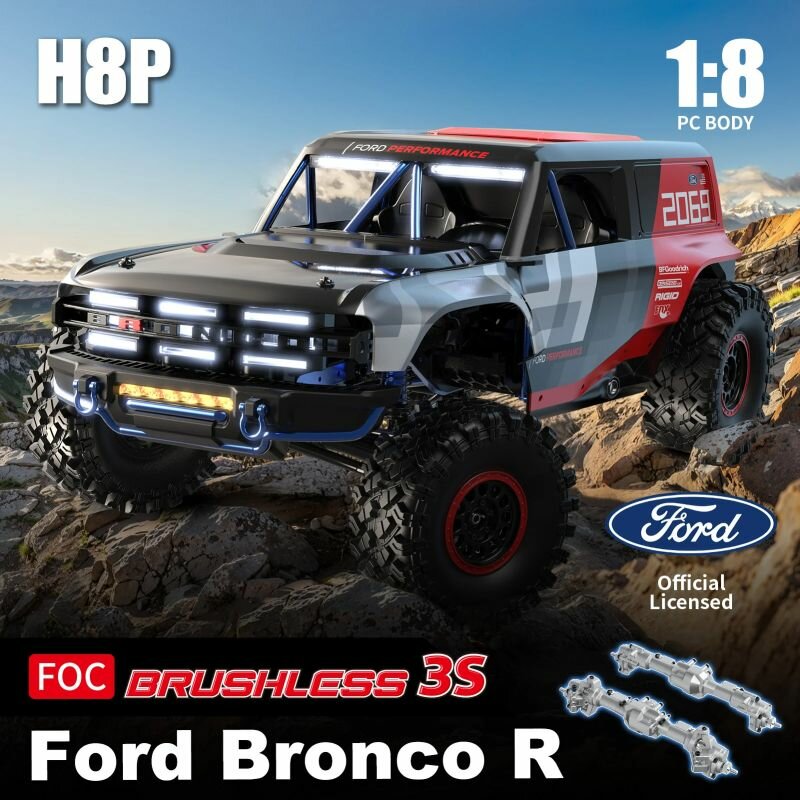 Радиоуправляемые краулеры MJX R/C Радиоуправляемый краулер Ford Bronco Baja 1/8 - MJX-H8P