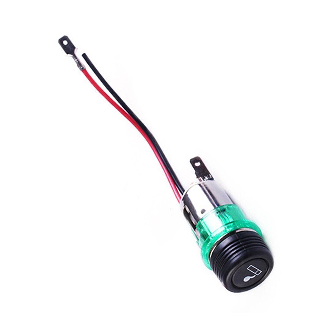 Универсальный Автомобильный Прикуриватель 12V со Светодиодной Подсветкой и Двойным USB-Портом Для Зарядки Источника Питания Автомобильной Электроники