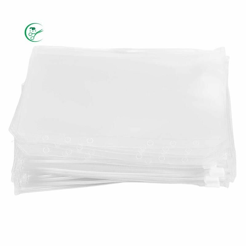 (E M ) 20 шт. конверт совместим с наличных 6 отверстий карманы бюджетных папок на молнии папки A6 блокнот экономии денег аксессуары