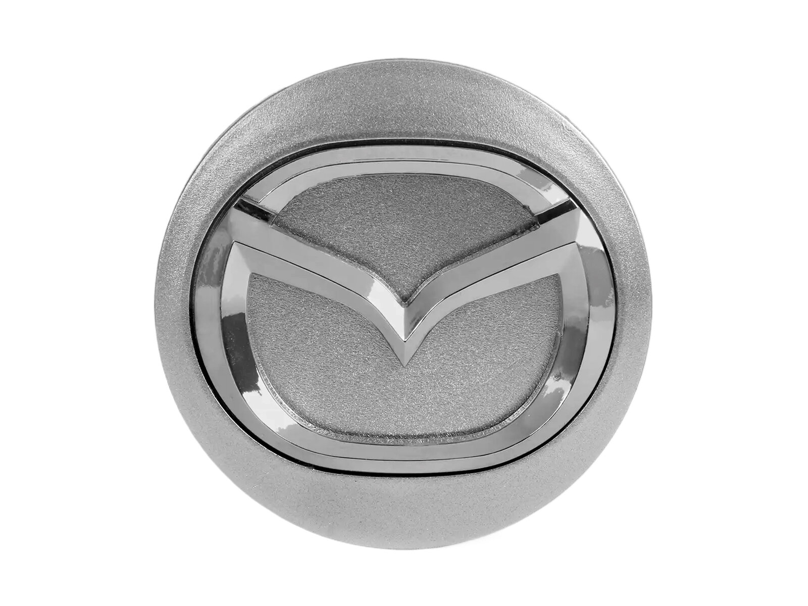 Заглушка литого диска MAZDA серый хром 51-56