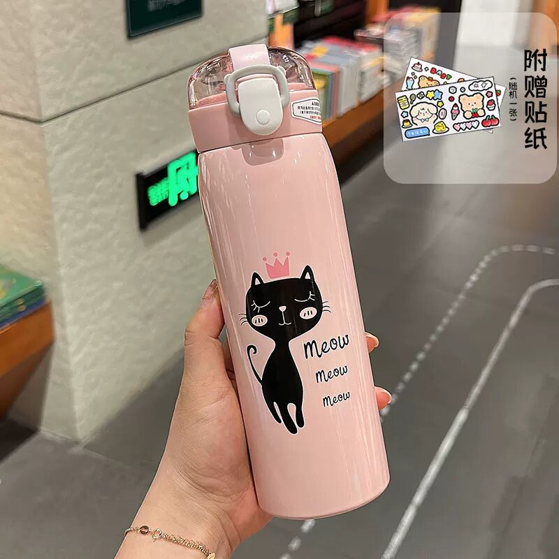 Термос в корейском стиле из нержавеющей стали для беременных, студенток и детей, вакуумная кружка для напитков,