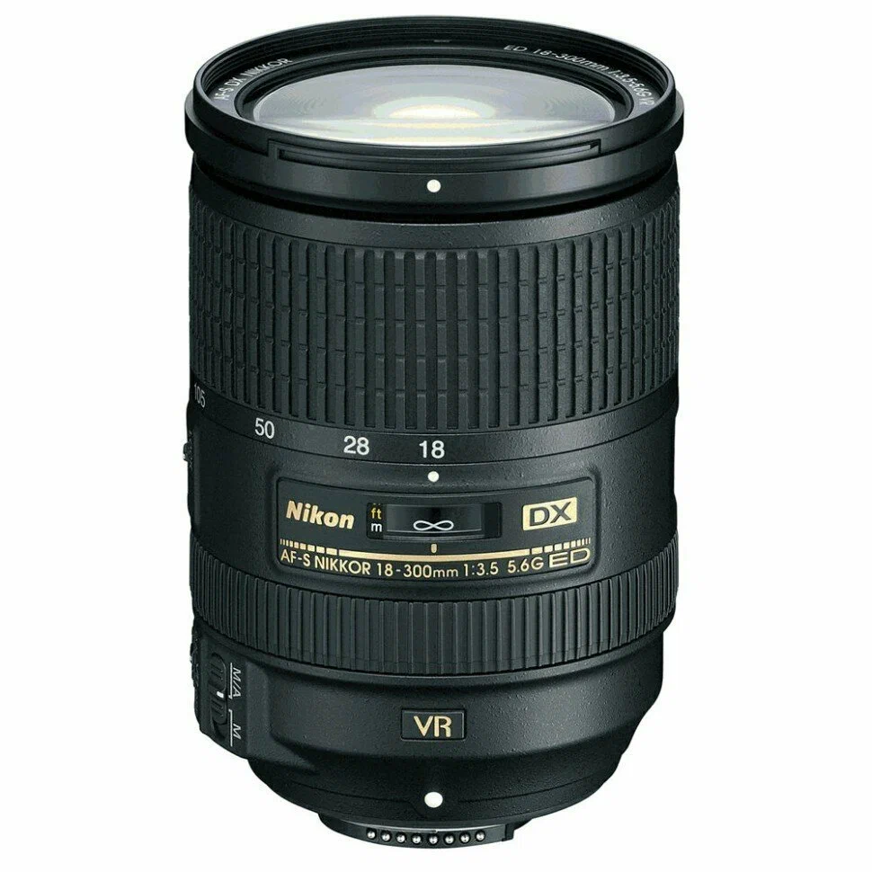 Объектив Nikon 18-300mm f/3.5-6.3G ED AF-S ED VR черный