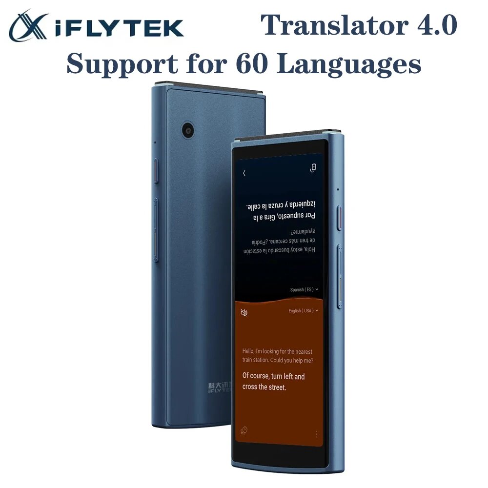 IFLYTEK 4.0 Голосовой переводчик Синий