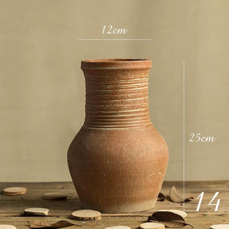 Деревенский керамический вазон-украшение, цветочный горшок для гостиной, в американском ретро-стиле, креативный