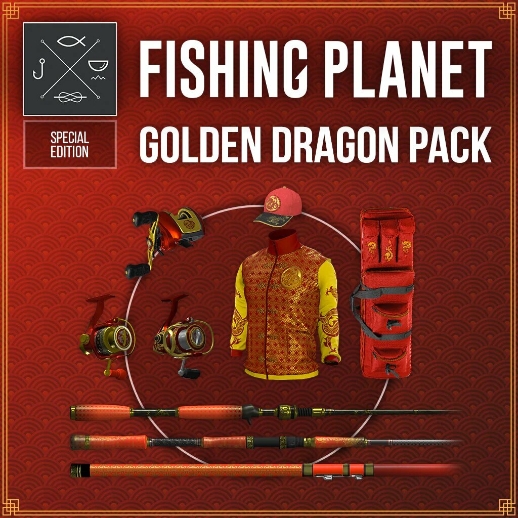 Игра Fishing Planet: Golden Dragon Pack, цифровое издание PlayStation 4, регион Турция / код пополнения баланса