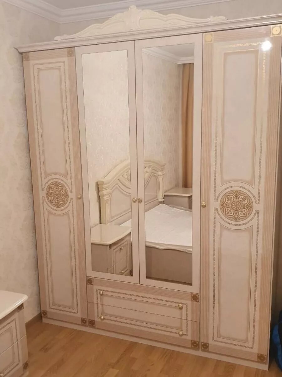 Шкаф для одежды Рома беж 4дв.