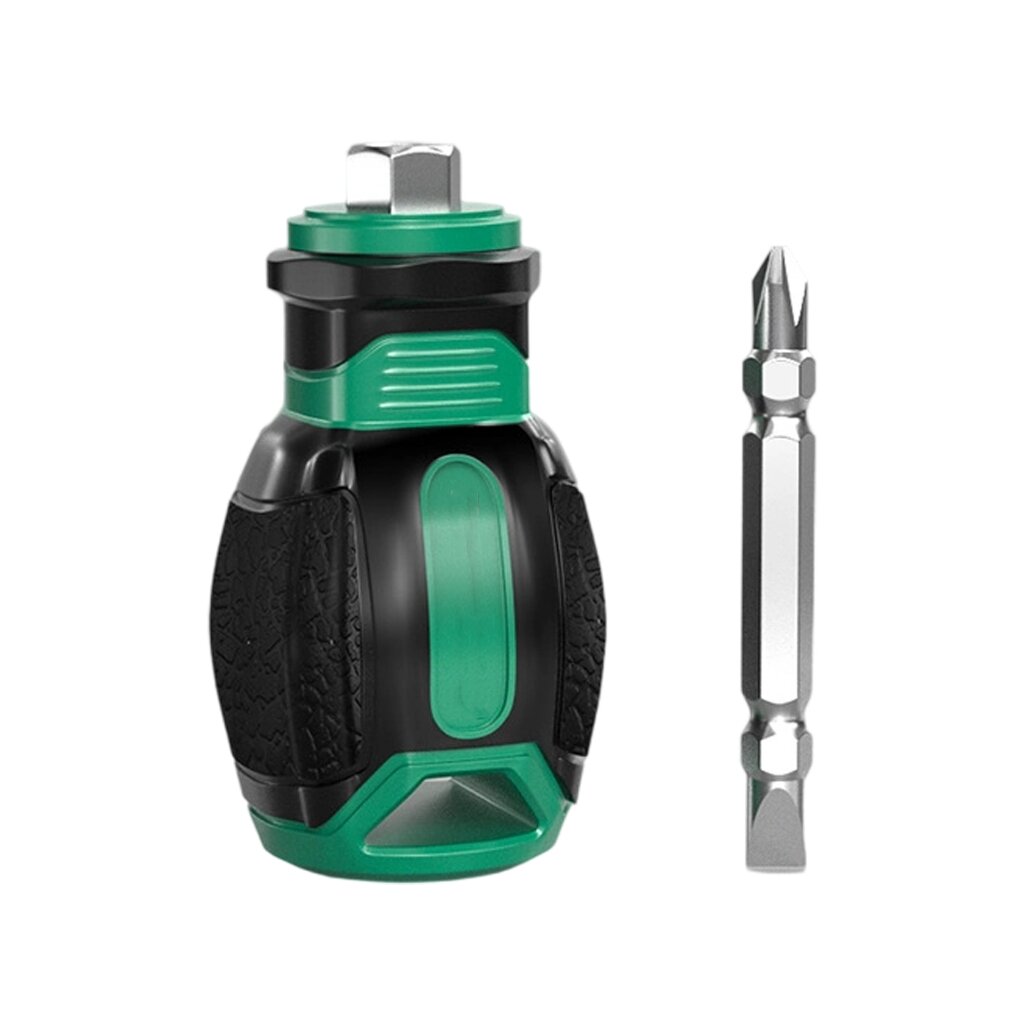 Мини-Отвертка С Коротким Хвостовиком, Двуглавые Быстроразъемные Биты Для Точной Работы