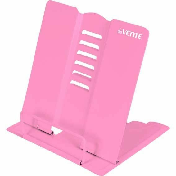 Подставка для книг deVENTE "School Pink", розовая, металлическая, 15.4х15.2 см, 235 г (8063530)