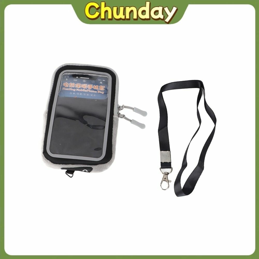 Электрический Нагревательный Чехол Для Телефона с Подогревом и Окном Камеры Универсальный