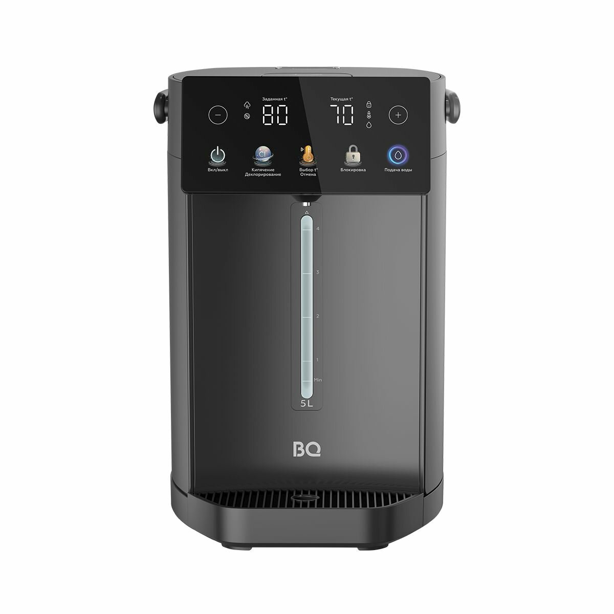 Термопот BQ TP5001 Black, черный, пластик, мощность 680 Вт, выбор температуры