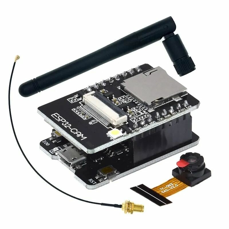 Запасные части для аудиотехники Wi-Fi модуль ESP32-CAM с антенной