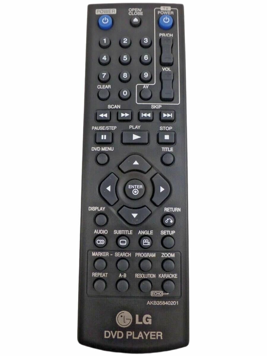 Пульт AKB35840201 для DVD плеера LG