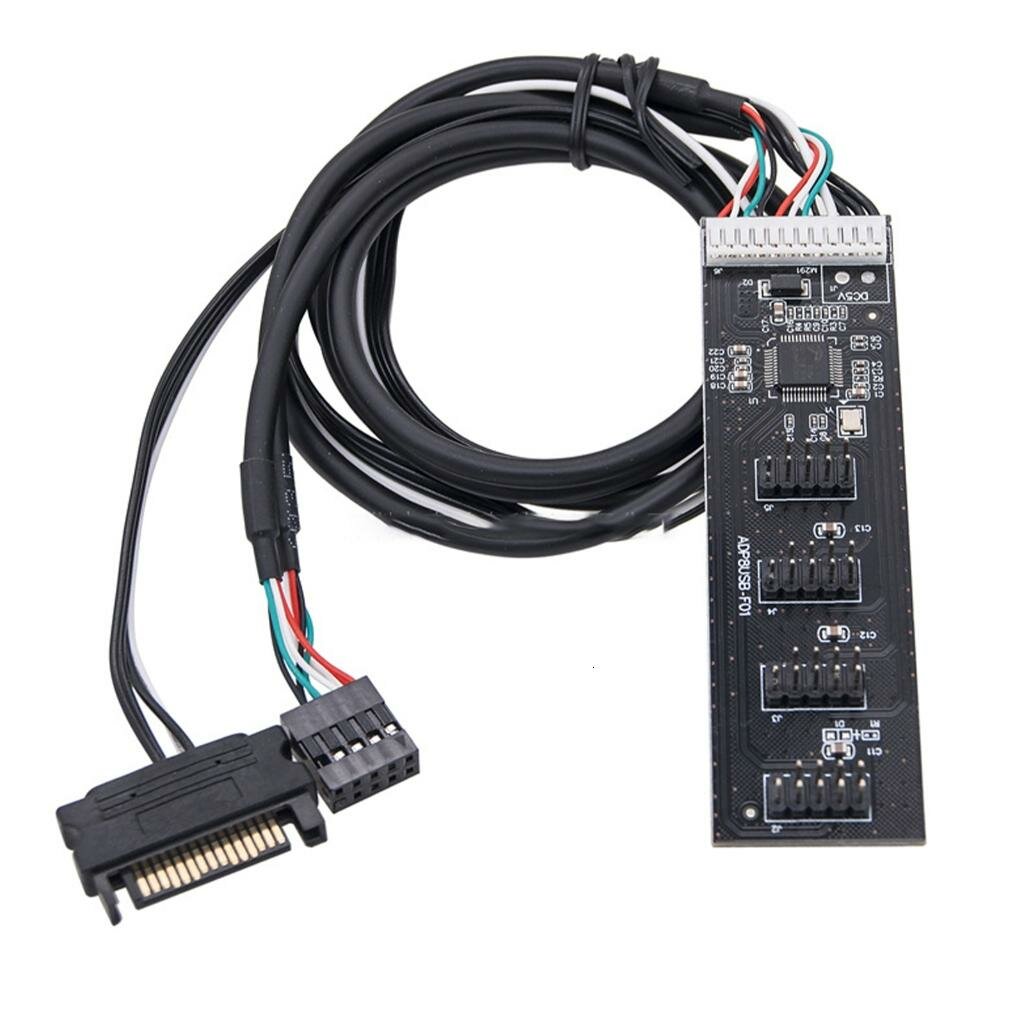 USB 2.0 9Pin Header Splitter, Интерфейс SATA — фото 1