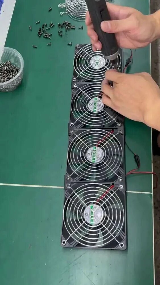 Печной вентилятор, магнитный, черный, 140 CFM, 750 RPM, бесшумный, жаростойкий