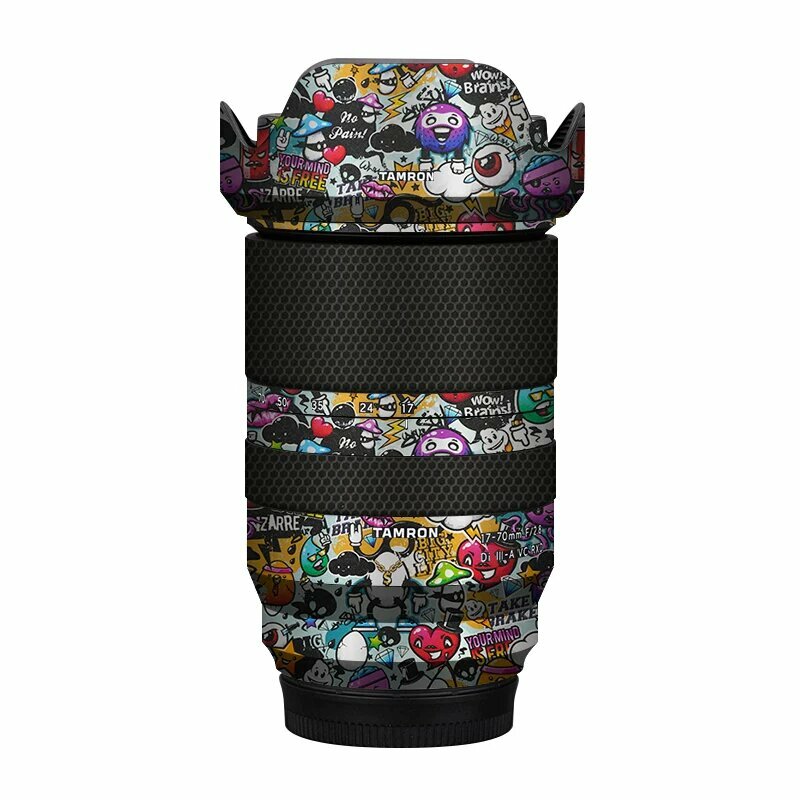 Защитная пленка для объектива Tamron 17-70mm f/2.8 с креплением Fuji X, узор в виде уникального элемента, 3M клей