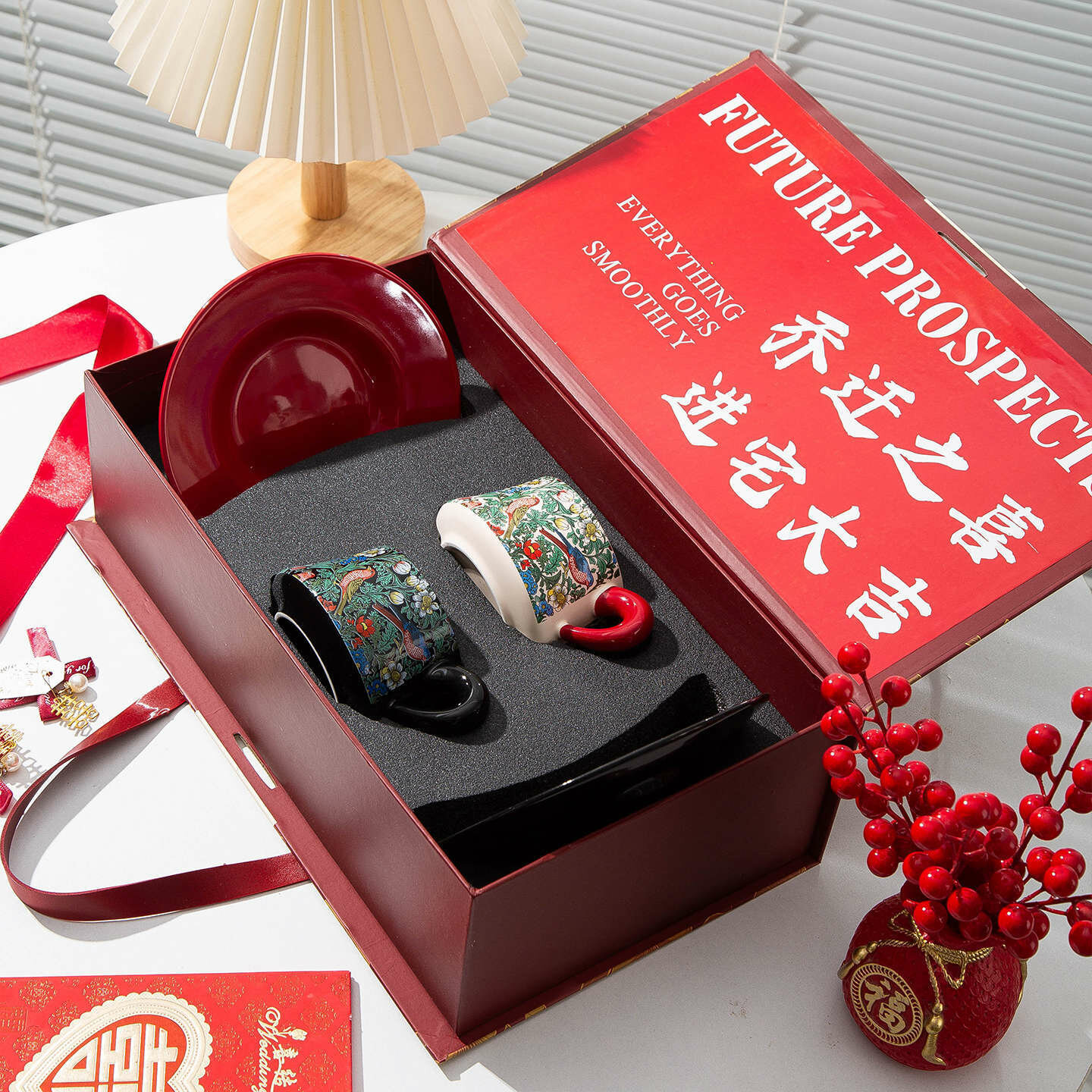 Винтажный керамический набор кофейной чашки и блюдца, идеально подходящий в качестве подарка на свадьбу, помолвку, новоселье или день рождения для мужчин и женщин.