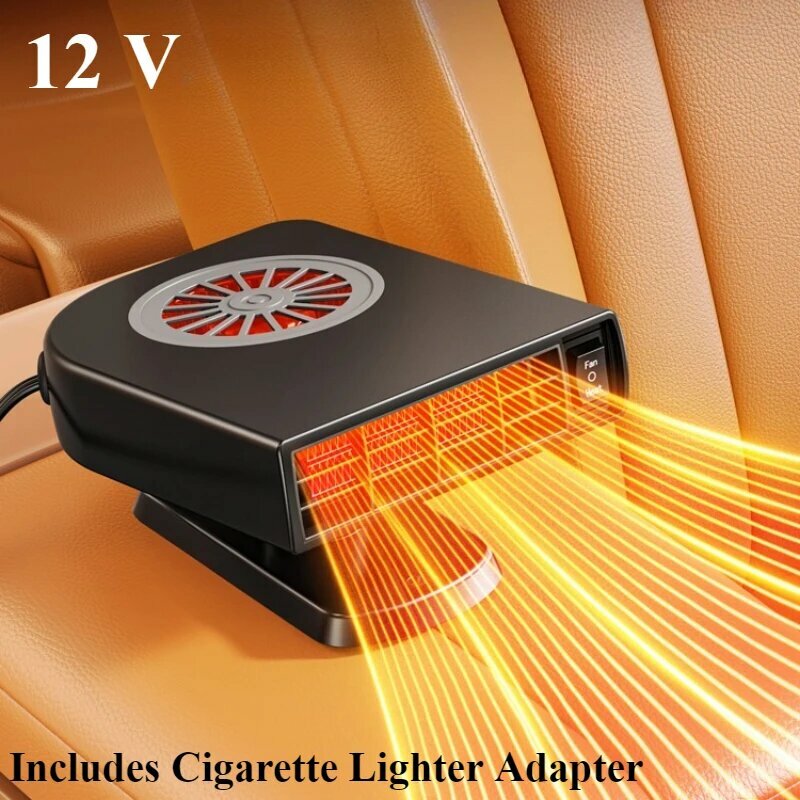 Hipacool 2-в-1 автомобильный вентилятор охлаждения и обогревателя 12 В 150 Вт автомобильный воздухонагреватель вентилятор зимний обогреватель лобового стекла размораживатель отопление 360 ° Вращение