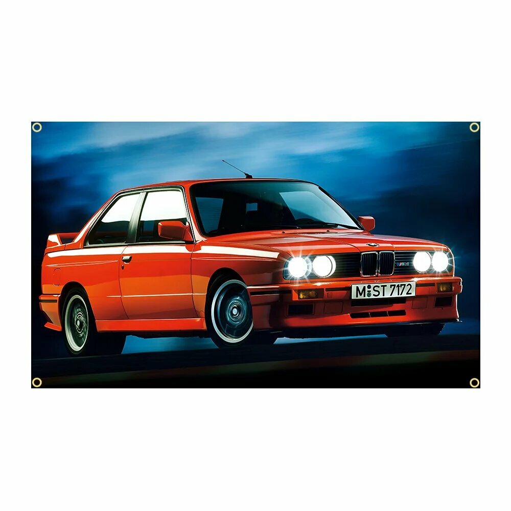 Классический гоночный флаг E Performance из полиэстера 60 х 90 см, 4 Holes In 4 Corners