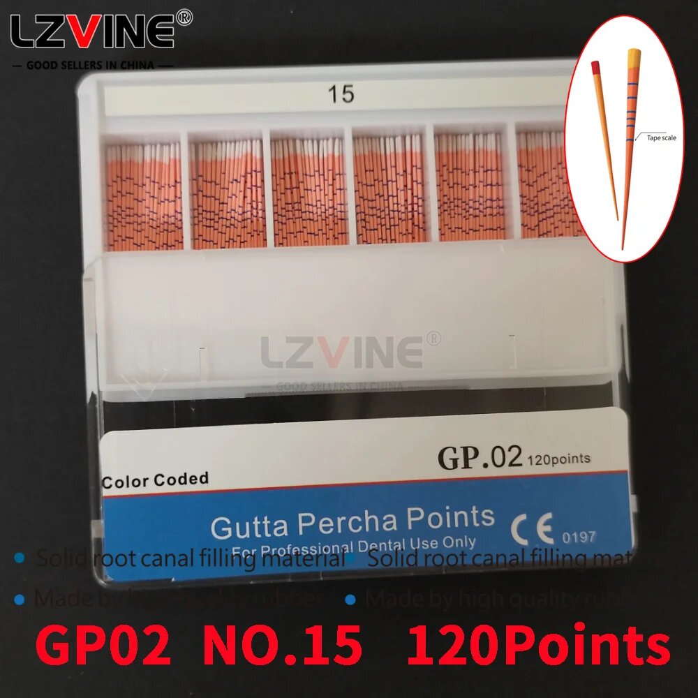 Gutta Percha Points GP02 NO.15 120Points