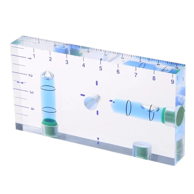 Чехол для строительного уровня, прозрачный корпус, размер 9.5x5 см, аксессуар для инструмента