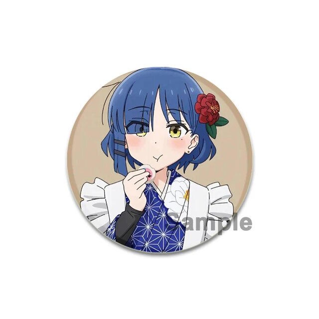 Японская манга одинокая рок! Круглая мягкая булавка для пуговиц, брошь, булавки для фигурок, украшение для рюкзака, одежды, модные украшения, подарки