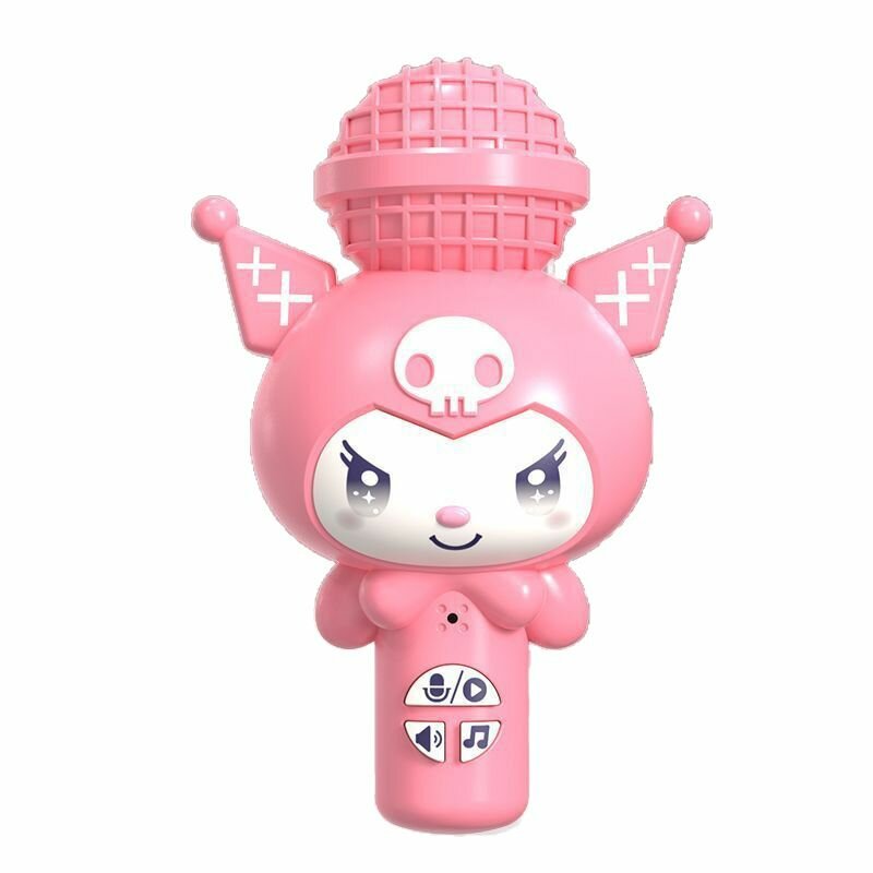 Мини-микрофон Sanrio, записывающий микрофон, громкоговоритель, маленький динамик, детские игрушки