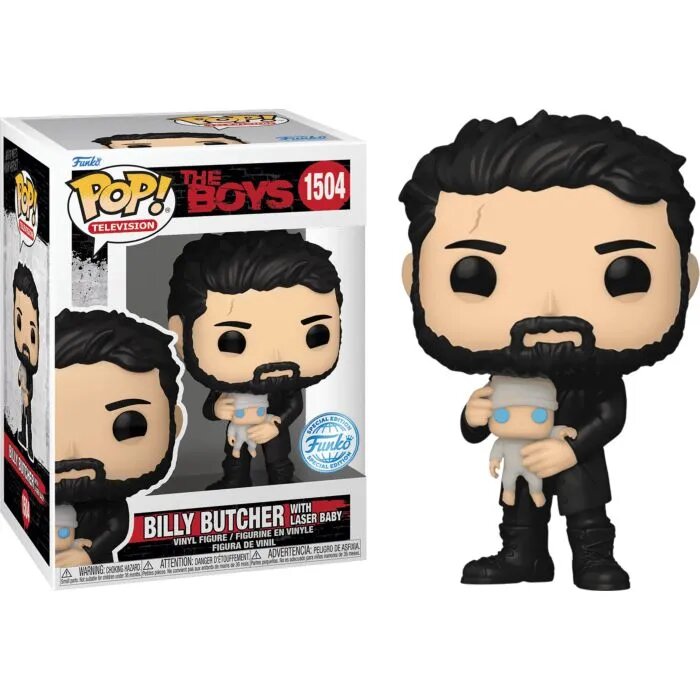 Фигурка Funko Pop! The Boys: Billy Butcher with Laser Baby (Эксклюзив Funko Shop (Фанко Поп Билли Бутчер с Лазерным ребёнком из сериала Пацаны))