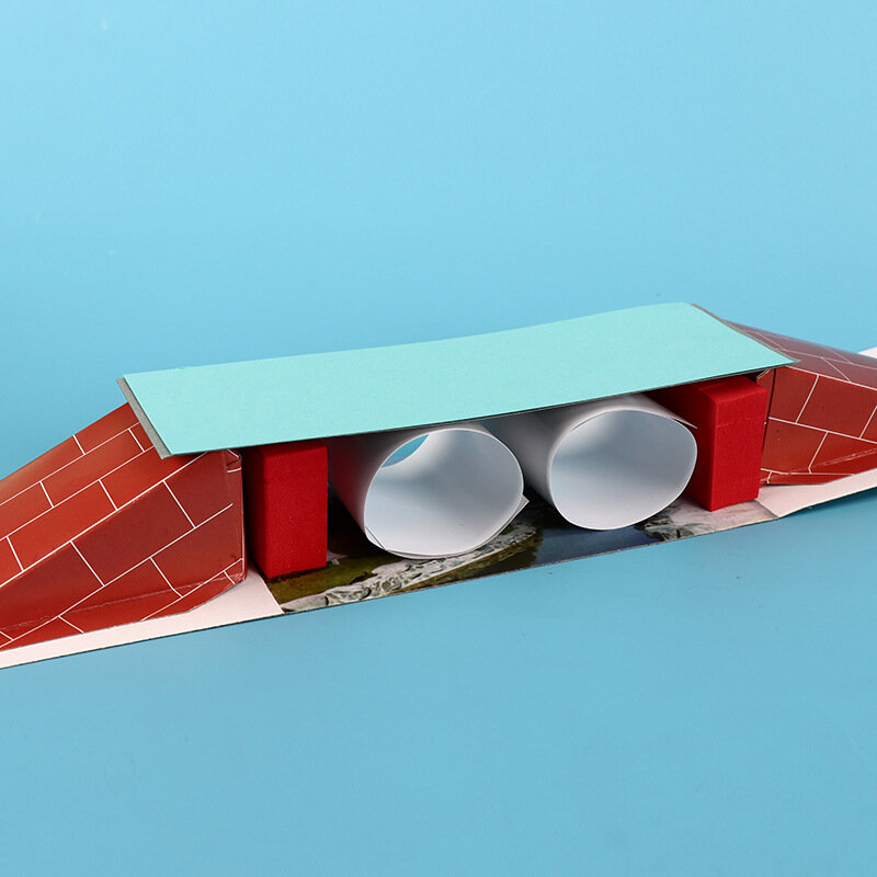 Набор для построения бумажного моста в детском саду - Образовательная STEM-игрушка для научных экспериментов в классе