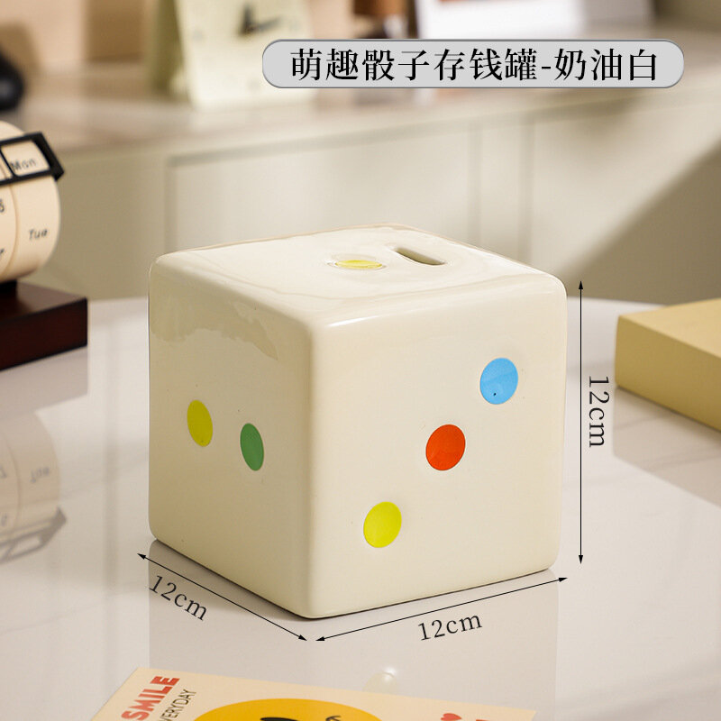 Копилка в виде кубиков с дозами допамина, керамическая копилка для внесения и снятия средств для мальчиков и девочек,