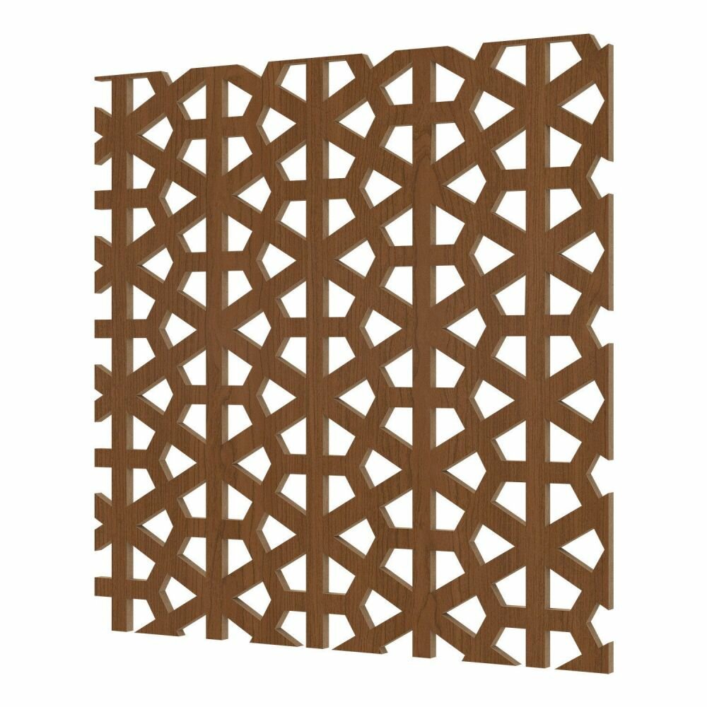 Перфорированная Панель Cosca Кристалл ХДФ Орех В2070хШ930 мм / Коска.