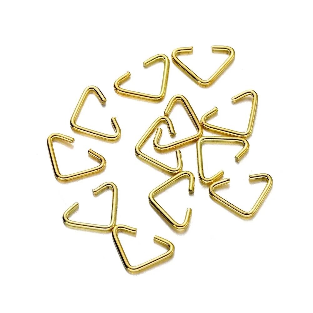 Бейл держатель для кулона подвески 100 шт для бижутерии/рукоделия, цвет платина, 6x9 мм