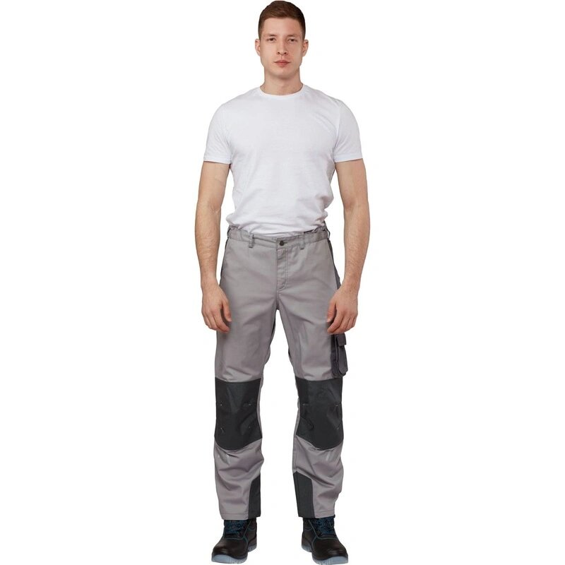 Брюки лет муж TOPFORT Акетон (л33) сер 96-100/158-164