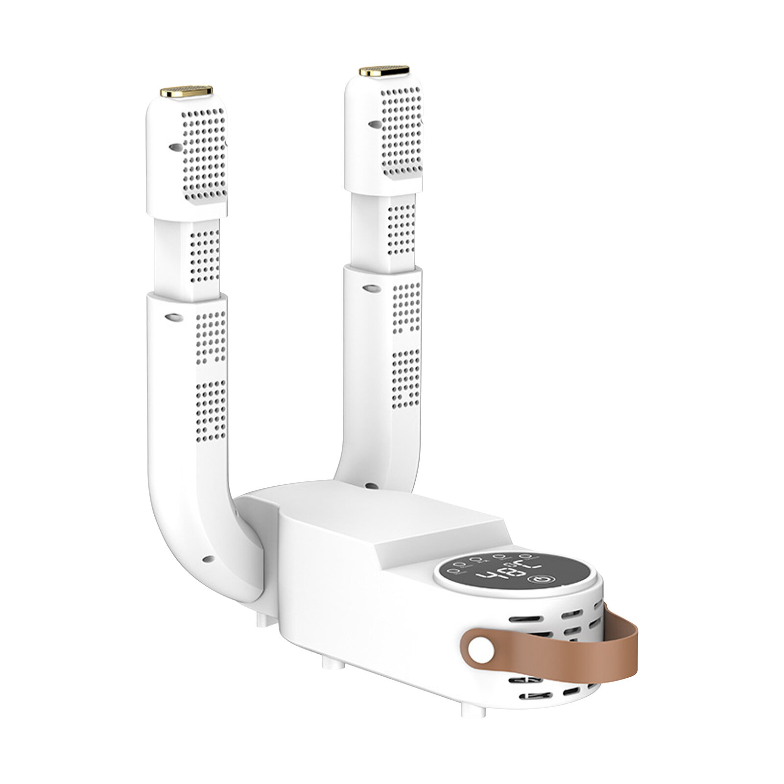 Сушилка для обуви с сенсорным экраном, портативная сушилка для обуви с таймером, бытовая электрическая сушилка для обуви с двойной телескопической стойкой для общежития дома