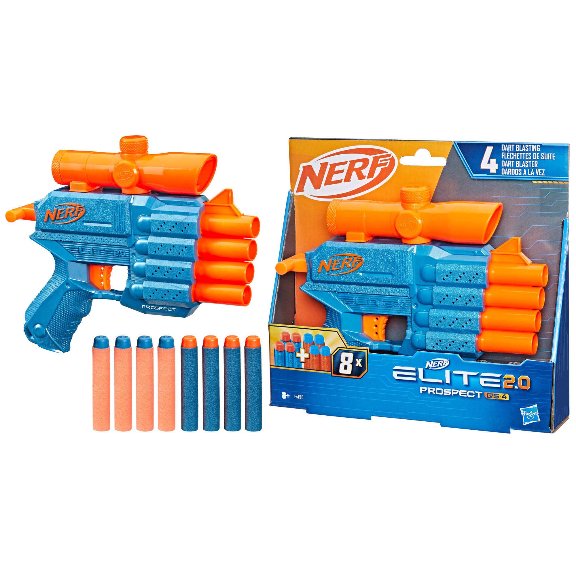 Бластер Hasbro Nerf Элит 2.0 Проспект QS-4