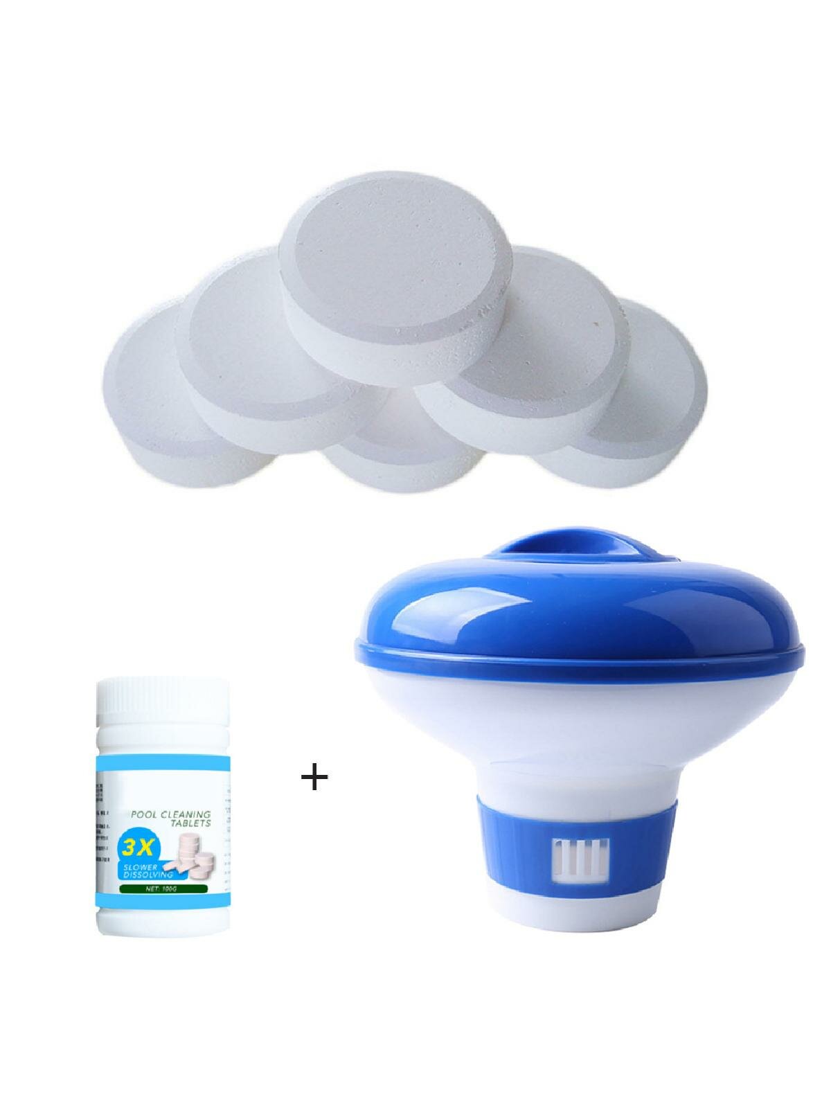 Плавающий дозатор таблеток хлора и брома для плавающего раствора в бассейне