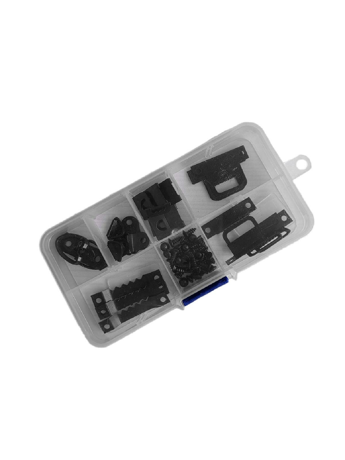 1 коробка черных крючков для ногтей в штучной упаковке, крючков для фоторамок, аппаратных аксессуаров-X053