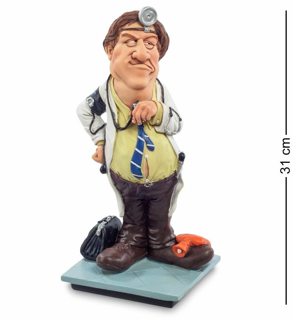 Статуэтка Врач (W.Stratford) A2072282 The Comical World of Warren Stratford, Полистоун